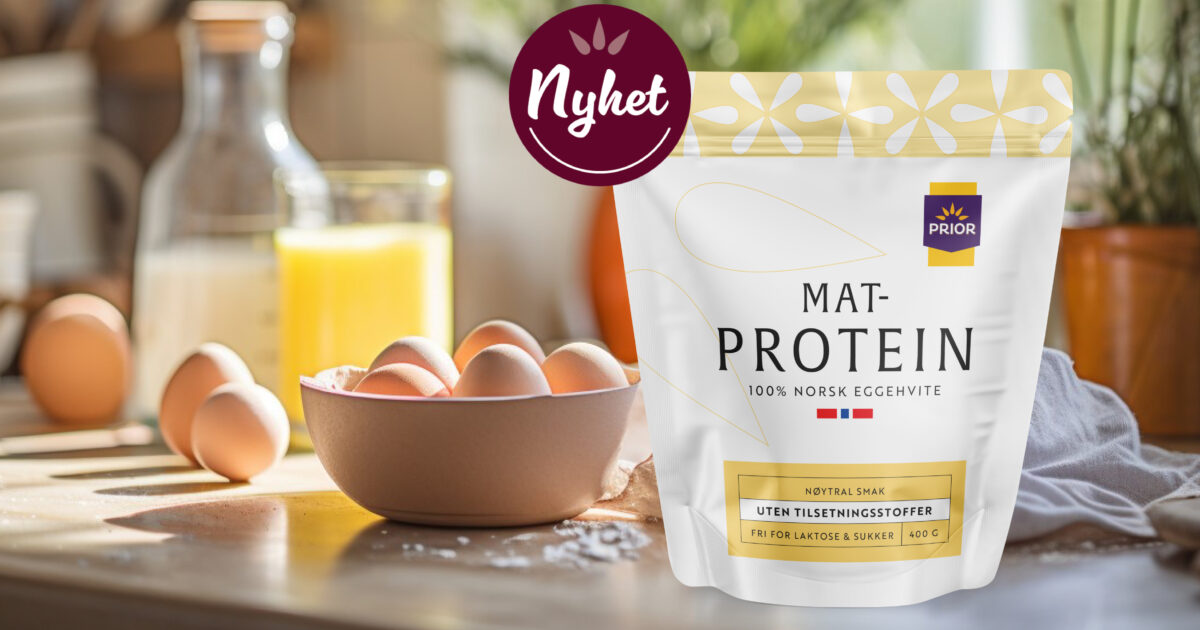 Lansering Matprotein | Laget av 100% norsk eggehvite | PRIOR