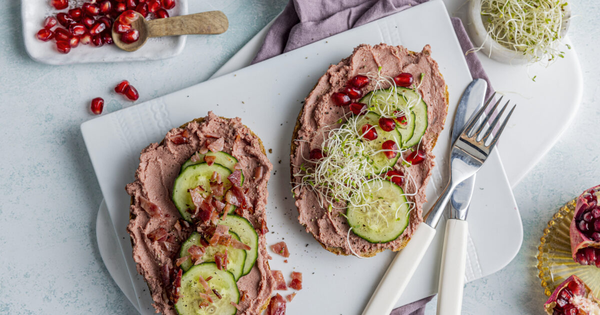 Blings med kyllingpostei og kyllingbacon | Prior