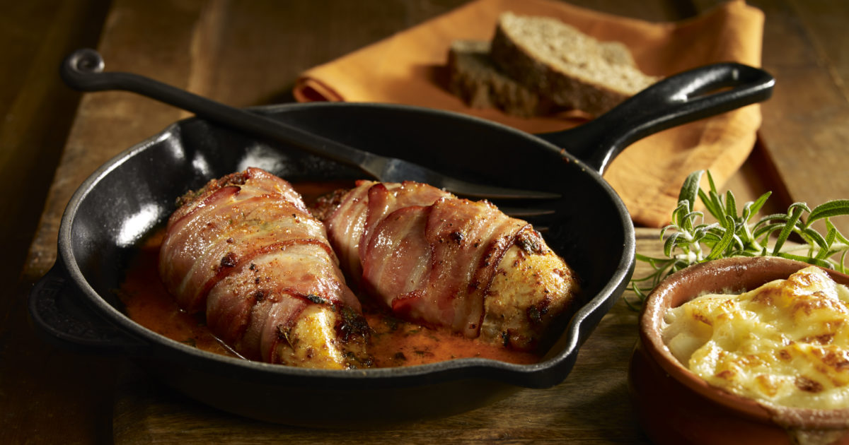 Baconsurret kylling | Prior