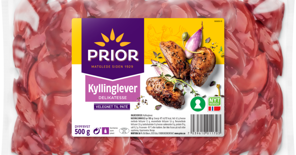 Kyllinglever Ny 500g Fr Enh | PRIOR