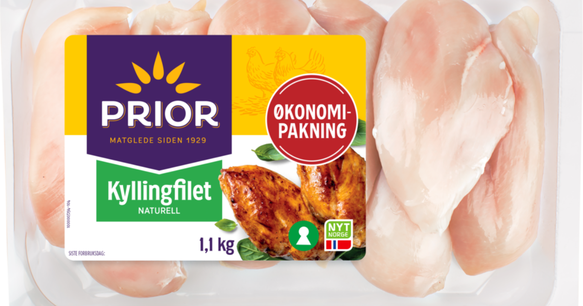 Kyllingfilet 1,1kg Enh | Prior