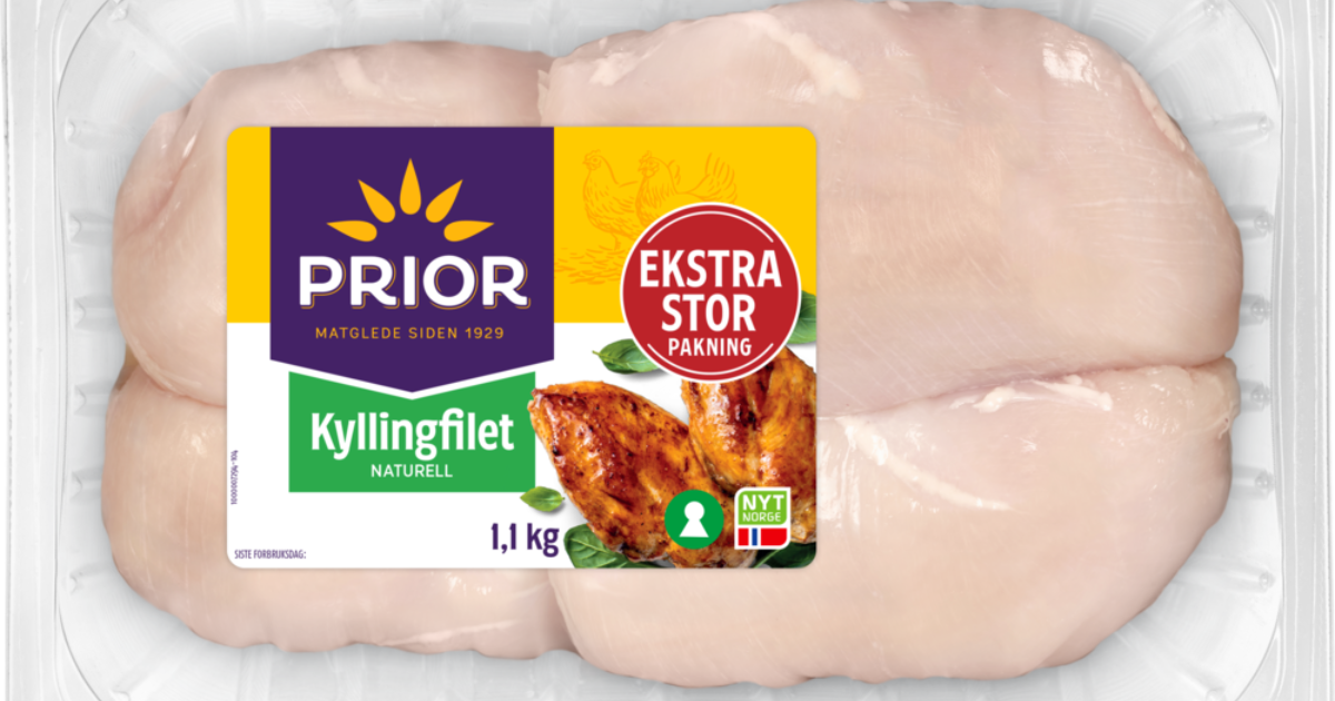 Kyllingfilet 1,1kg Enh | Prior